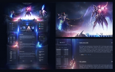Warriors Fantasy Game Web Template