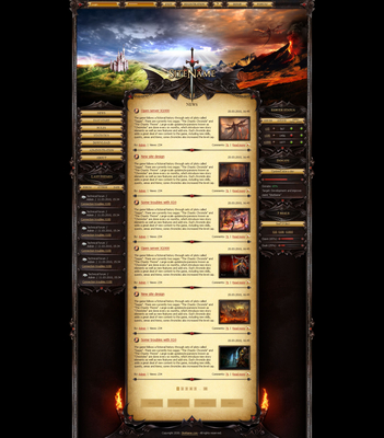 Dragon Land Website Template