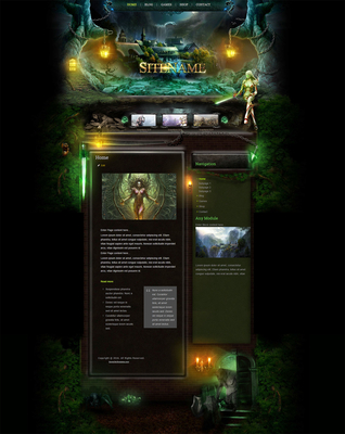 Forest HTML Template
